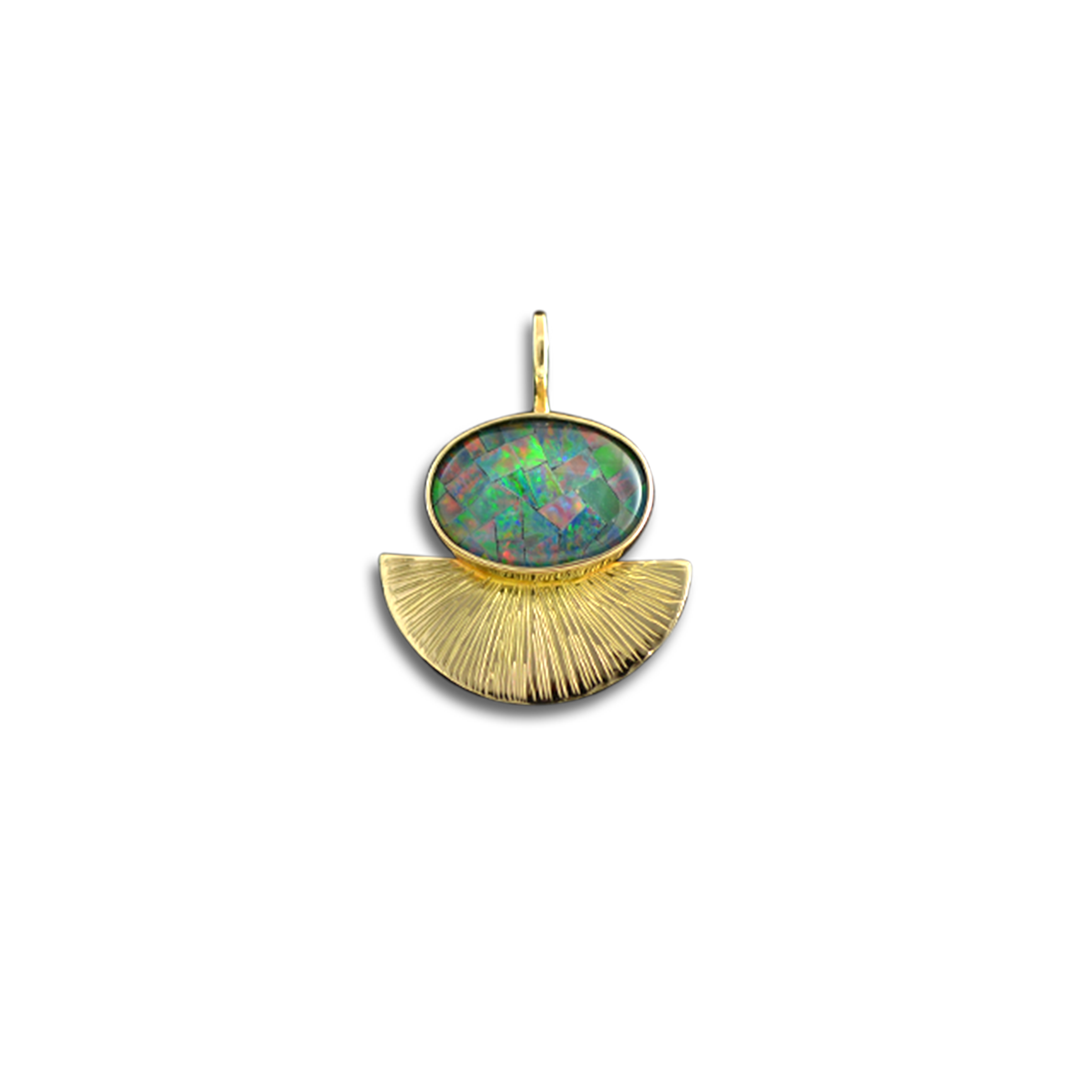 Opal Mosaic Pendant: 14K – Courtney Design