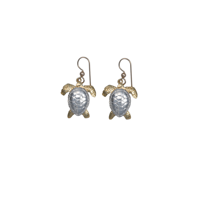 Sea Turtle Earrings - SM – Courtney Design