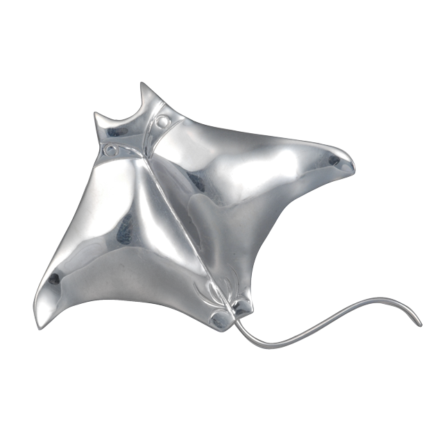 Manta Ray Pin/Pendant - LG – Courtney Design
